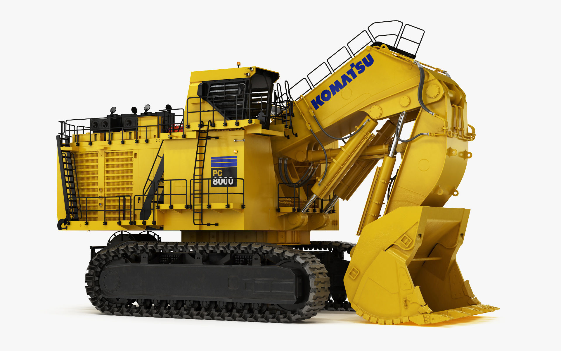 Mining Excavator Komatsu PC8000-6 Loading Shovel 3D model | CGTrader