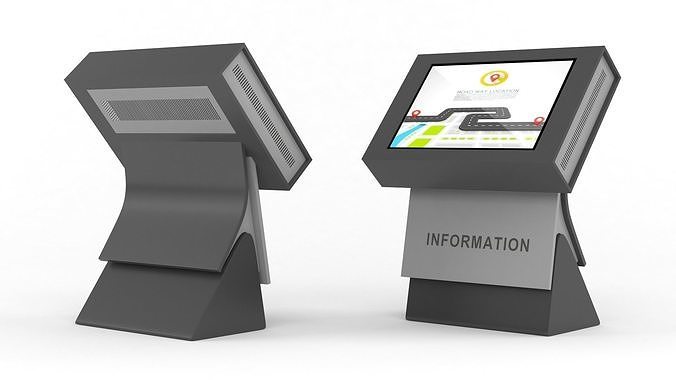Information Kiosk 3D model | CGTrader