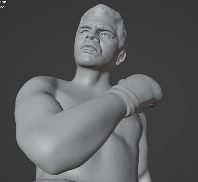 Muhammad Ali 3D model 3D printable | CGTrader