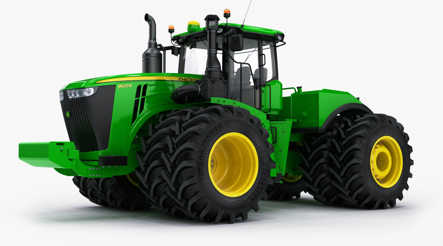 John Deere 9620R Power Tractor 3D model | CGTrader