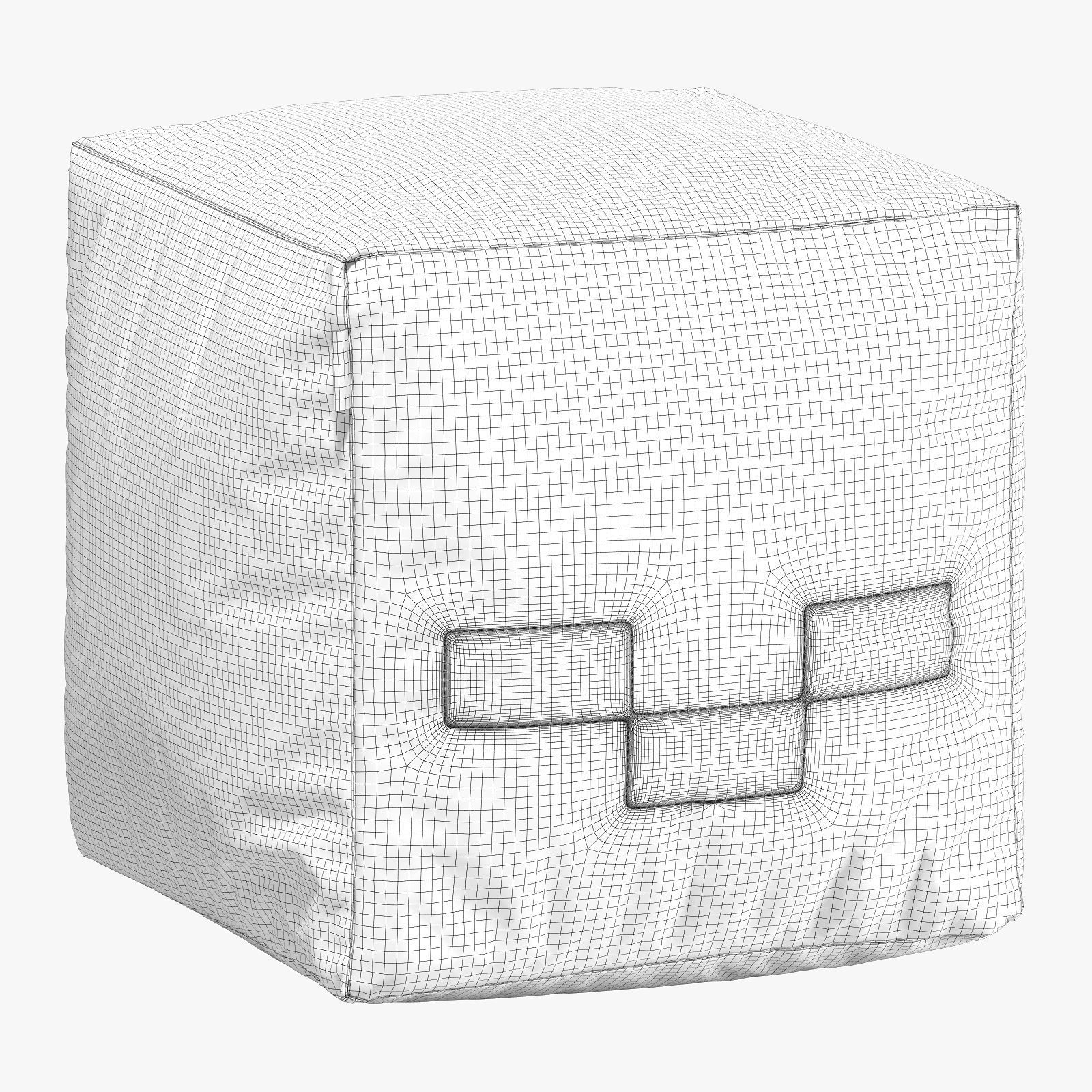 minecraft ottoman set 004 3D model | CGTrader