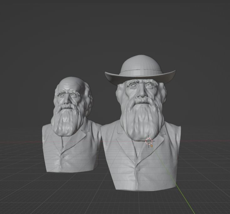 Charles Darwin 3D model 3D printable | CGTrader