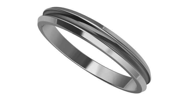 16 wedding band 4 stl verified 3D model 3D printable | CGTrader