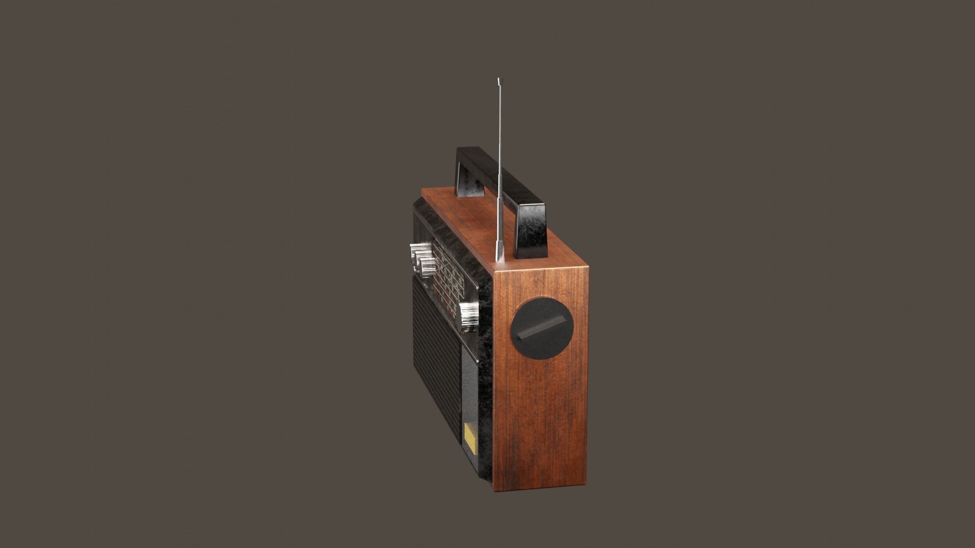 3D model Old Classic Vintage Radio VR / AR / low-poly | CGTrader