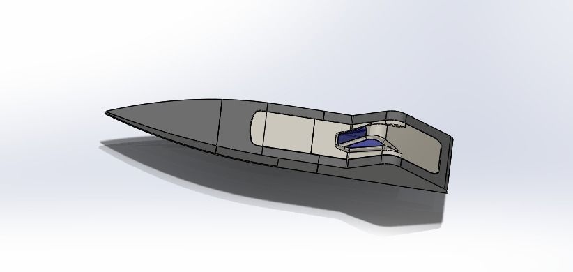 Mono Hull Boat 3D model 3D printable | CGTrader
