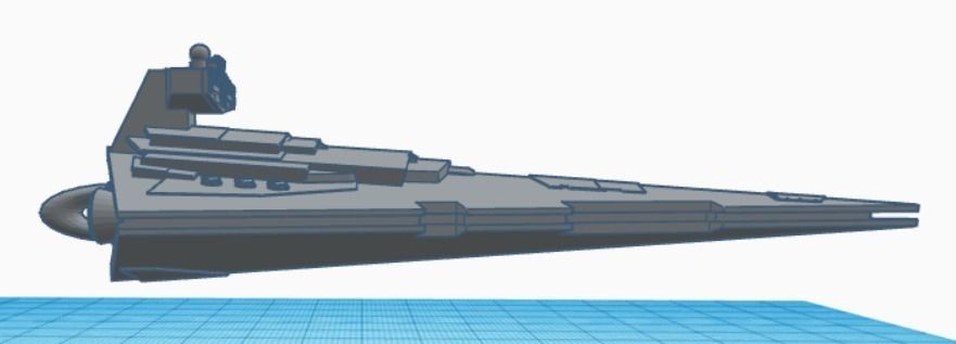 star destroyer keychain 3D model 3D printable | CGTrader
