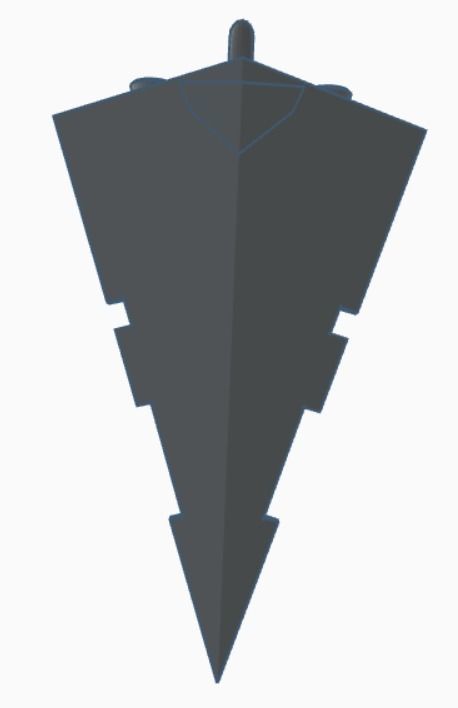 star destroyer keychain 3D model 3D printable | CGTrader