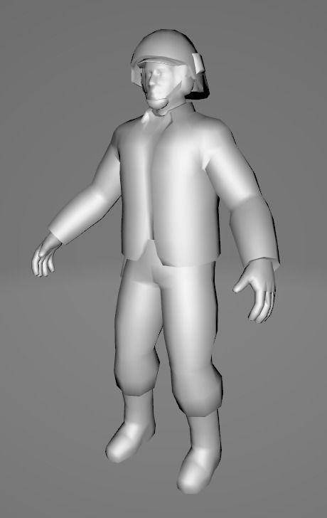 3D model STAR WARS Rebel Soldier - Low Poly Game - FBX MODEL VR / AR ...