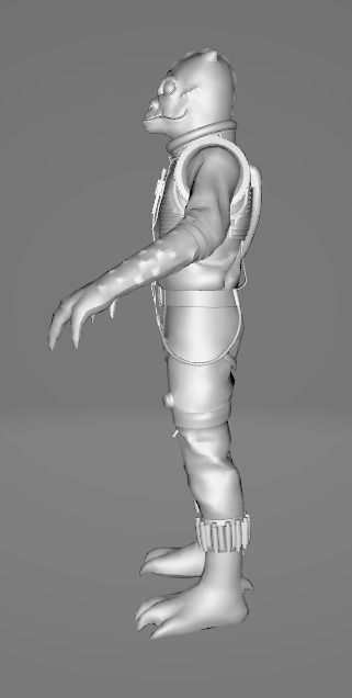 3D model STAR WARS Bossk - Low Poly Game - Battlefield FBX MODEL VR ...