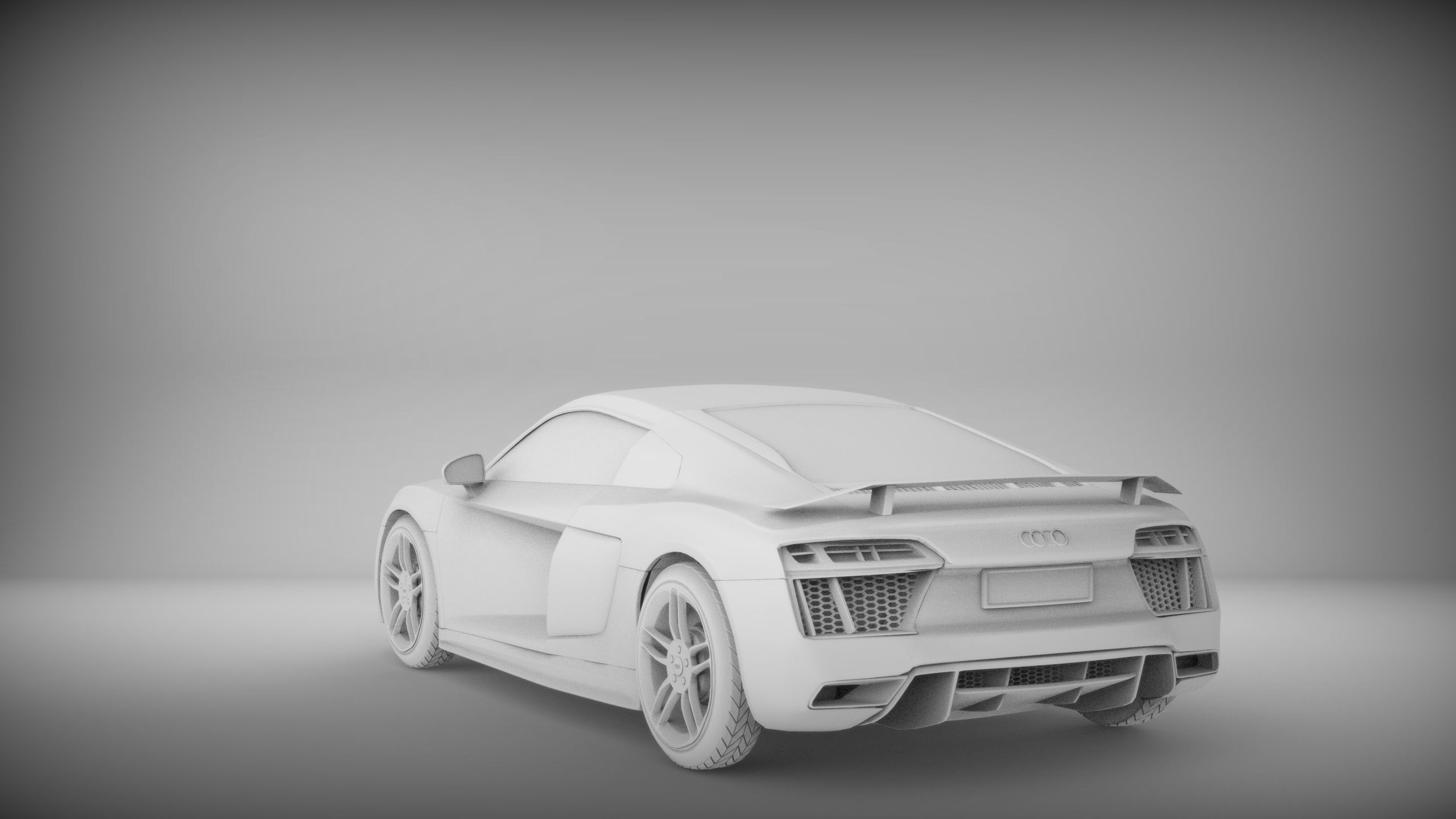 Audi R8 3D Car Model free 3D model | CGTrader