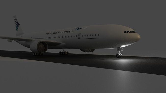 A777 S qatar airways free 3D model | CGTrader