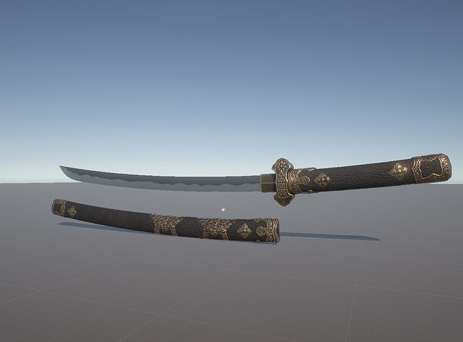 3D model sword samurai VR / AR / low-poly | CGTrader
