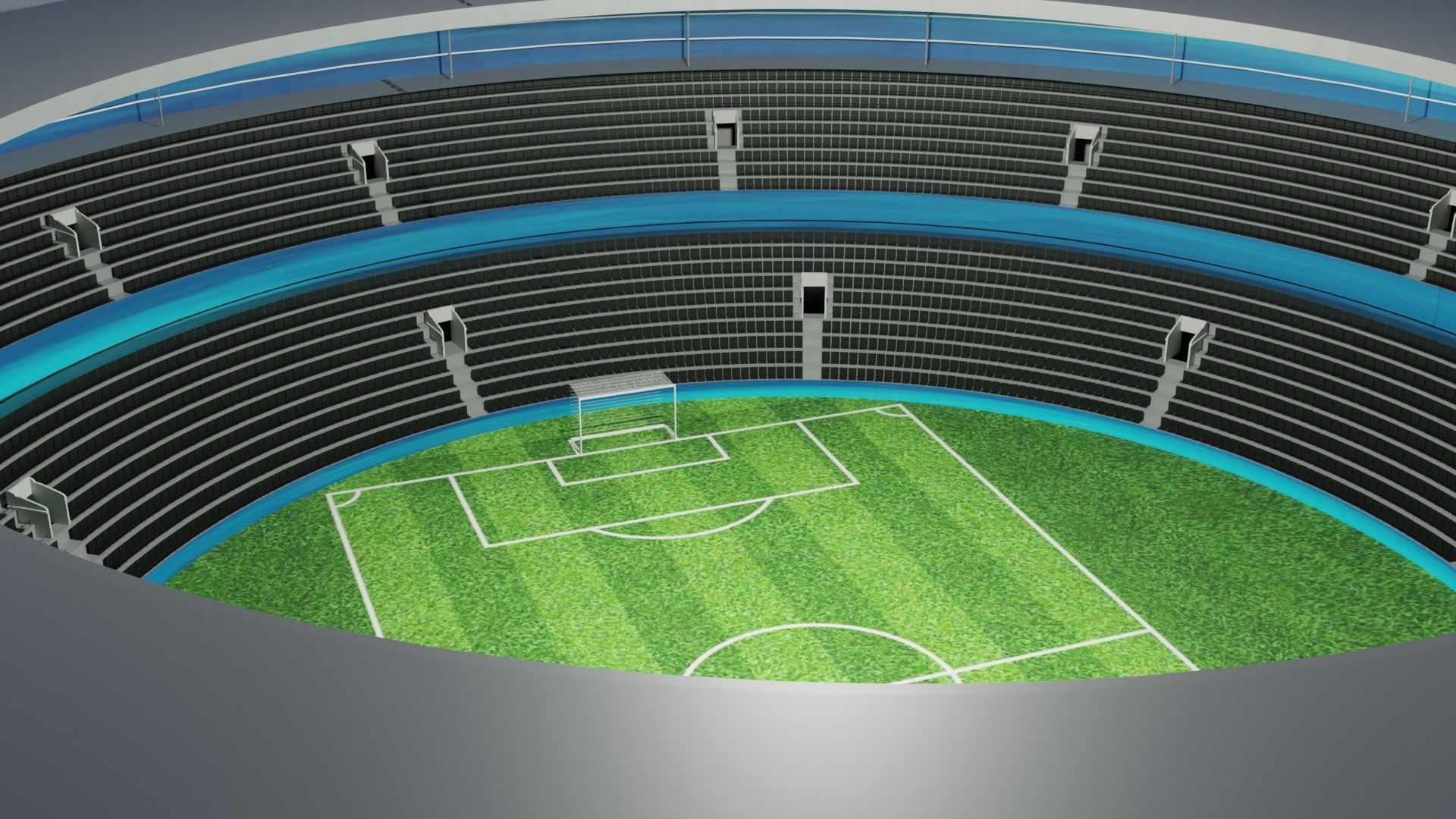 3D model Football Stadium VR / AR / low-poly | CGTrader