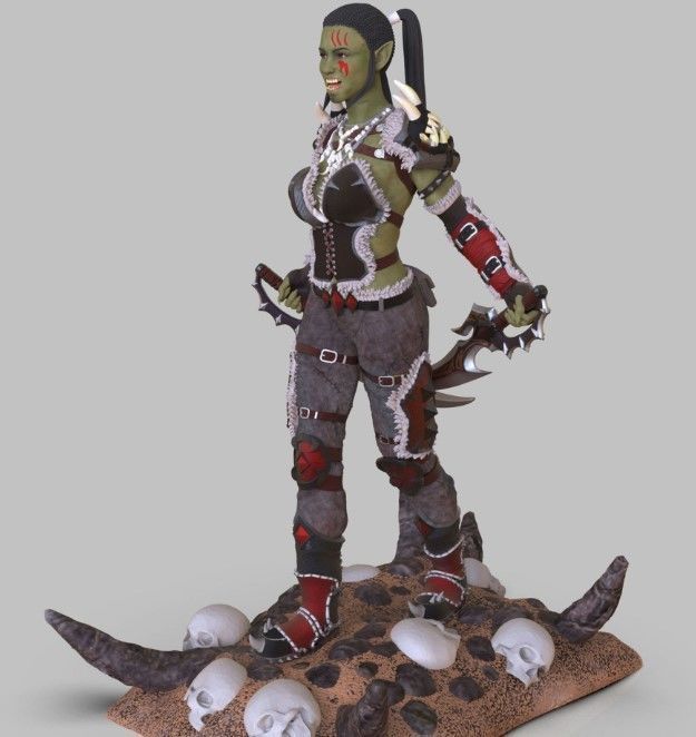 ORC GARONA HALFORCEN 3D model 3D printable | CGTrader