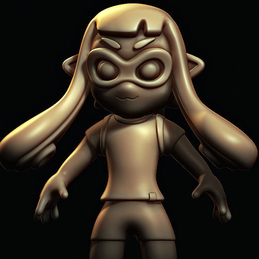 Inkling SPLATOON 3D model 3D printable | CGTrader