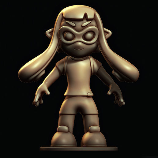 Inkling SPLATOON 3D model 3D printable | CGTrader