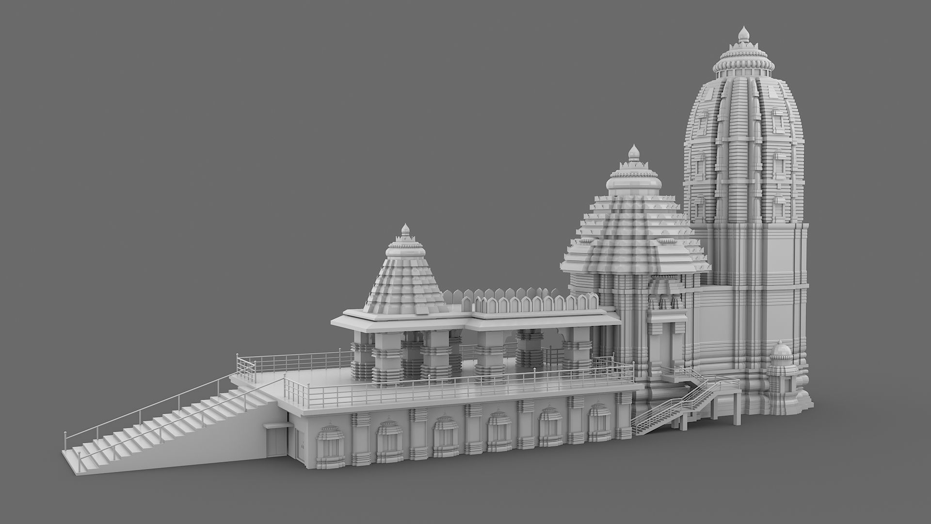 Jagannath Puri Temple 3D model | CGTrader