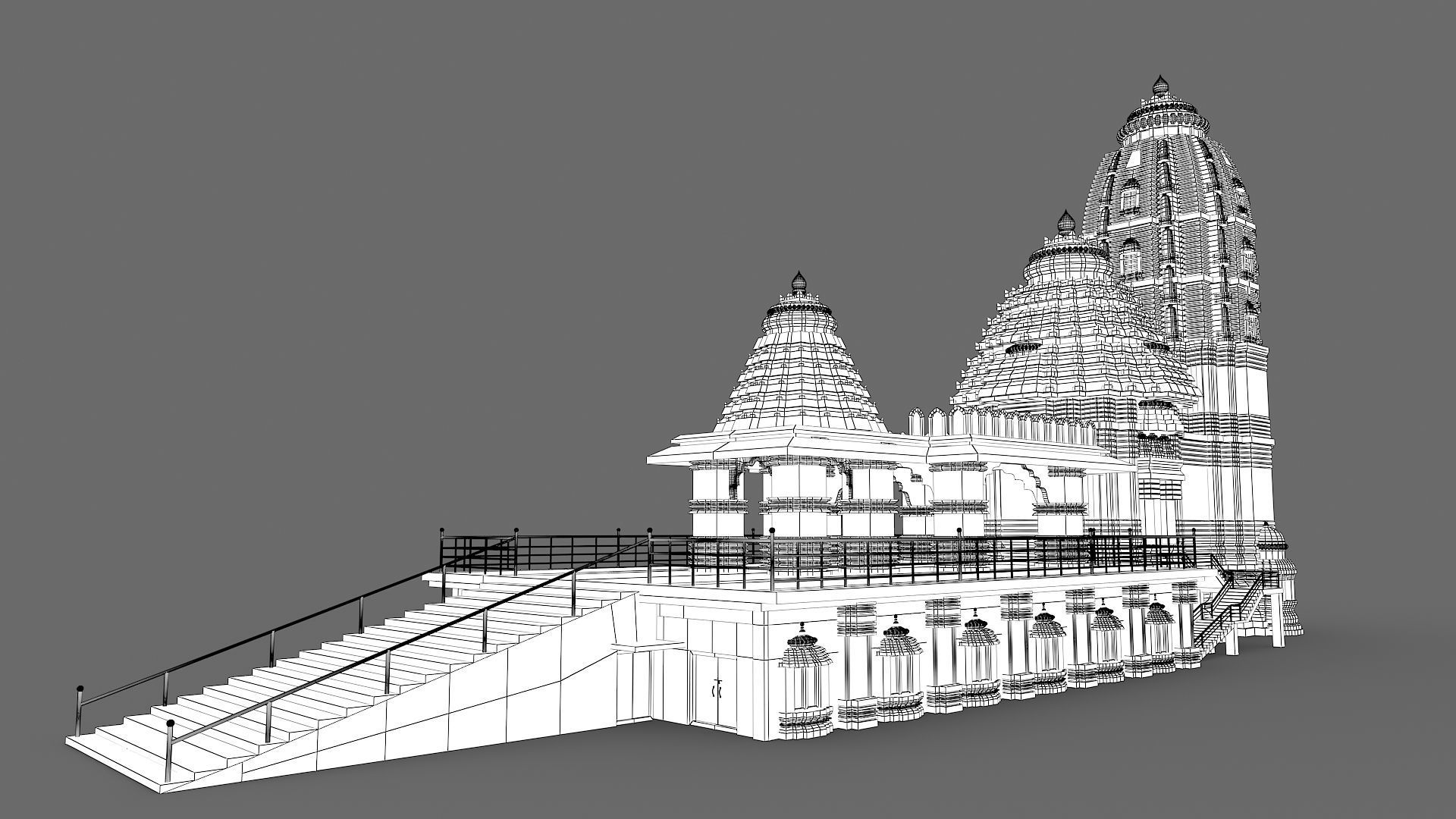 Jagannath Puri Temple 3D model | CGTrader