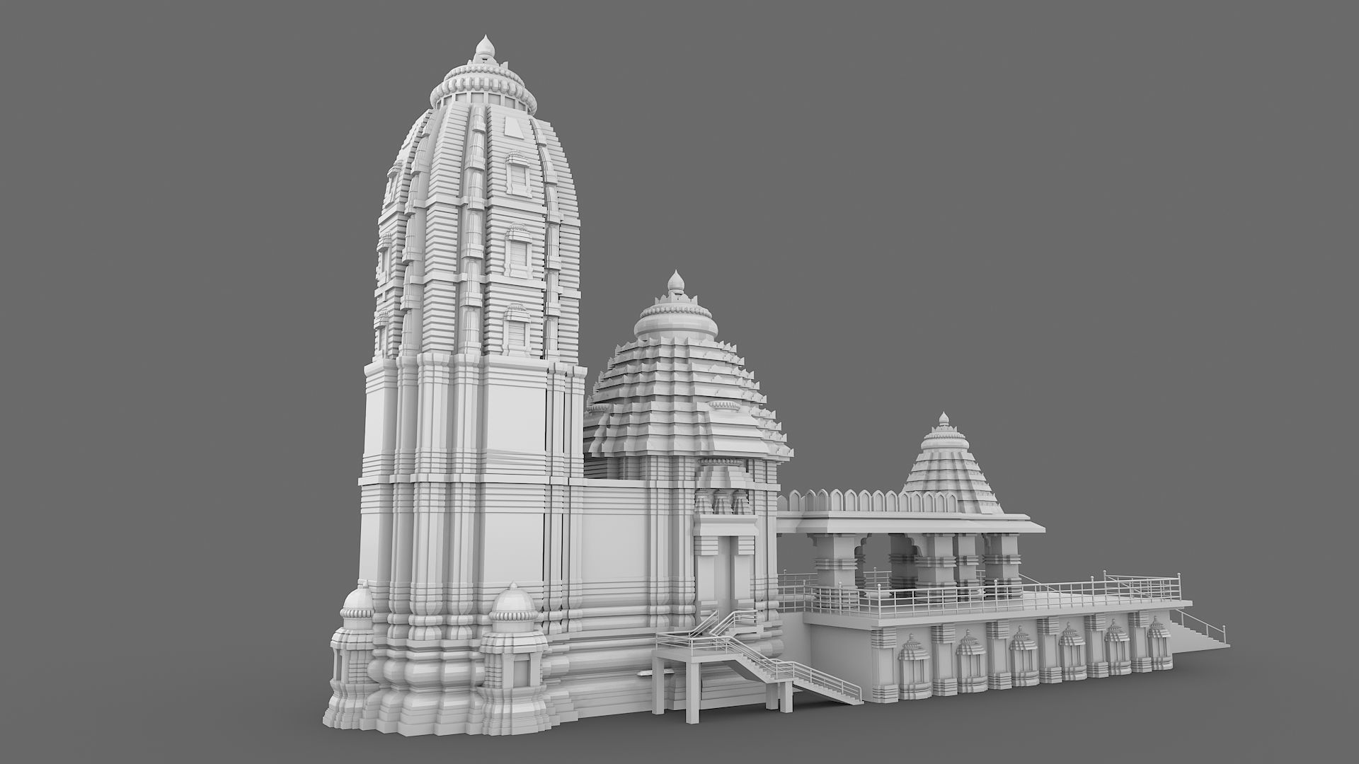 Jagannath Puri Temple 3D model | CGTrader