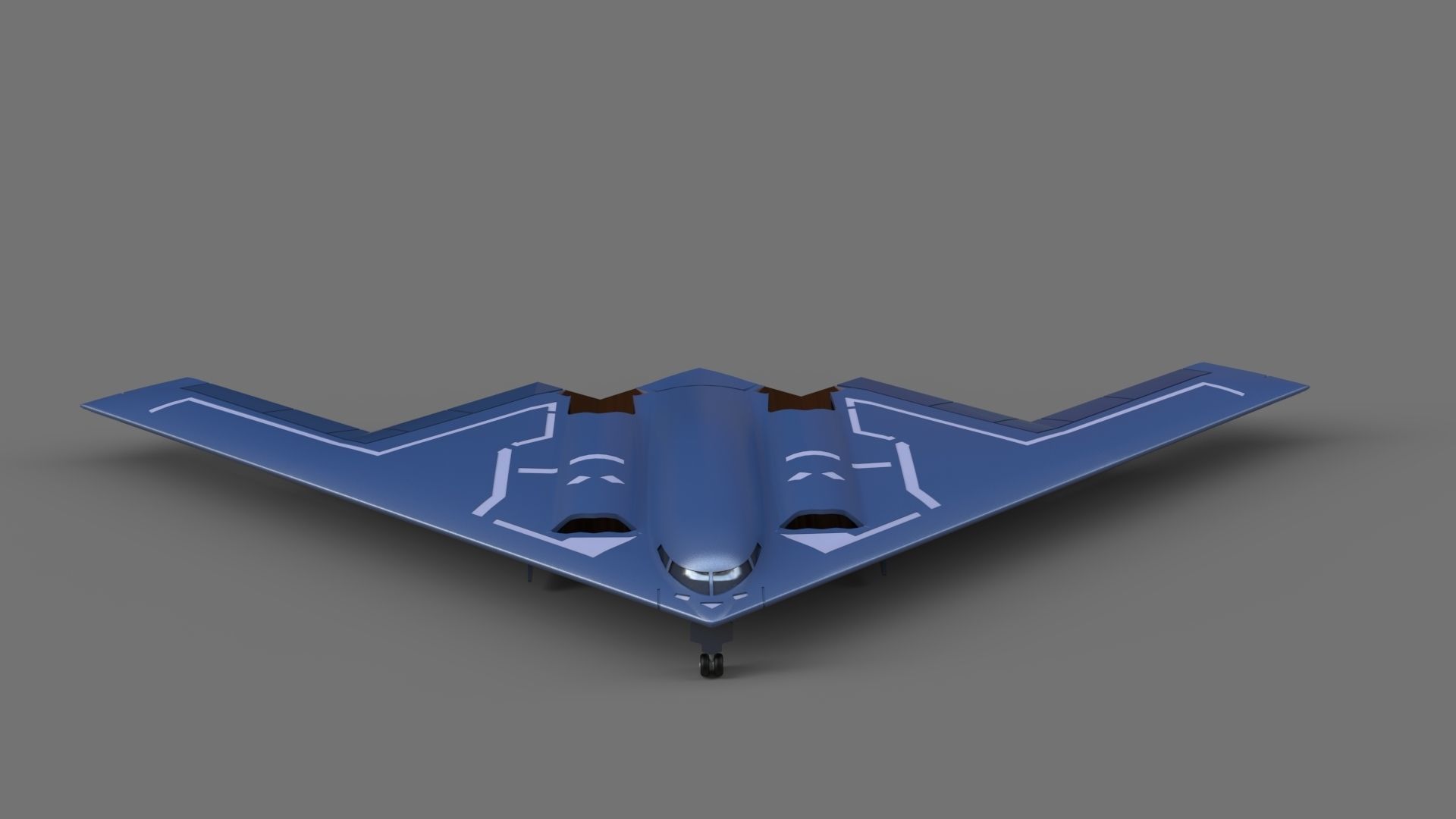 Northrop Grumman B-2 Spirit 3D model 3D printable | CGTrader