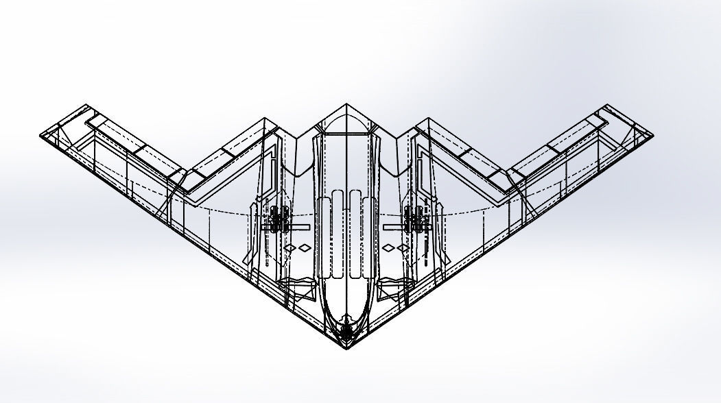 Northrop Grumman B-2 Spirit 3D model 3D printable | CGTrader