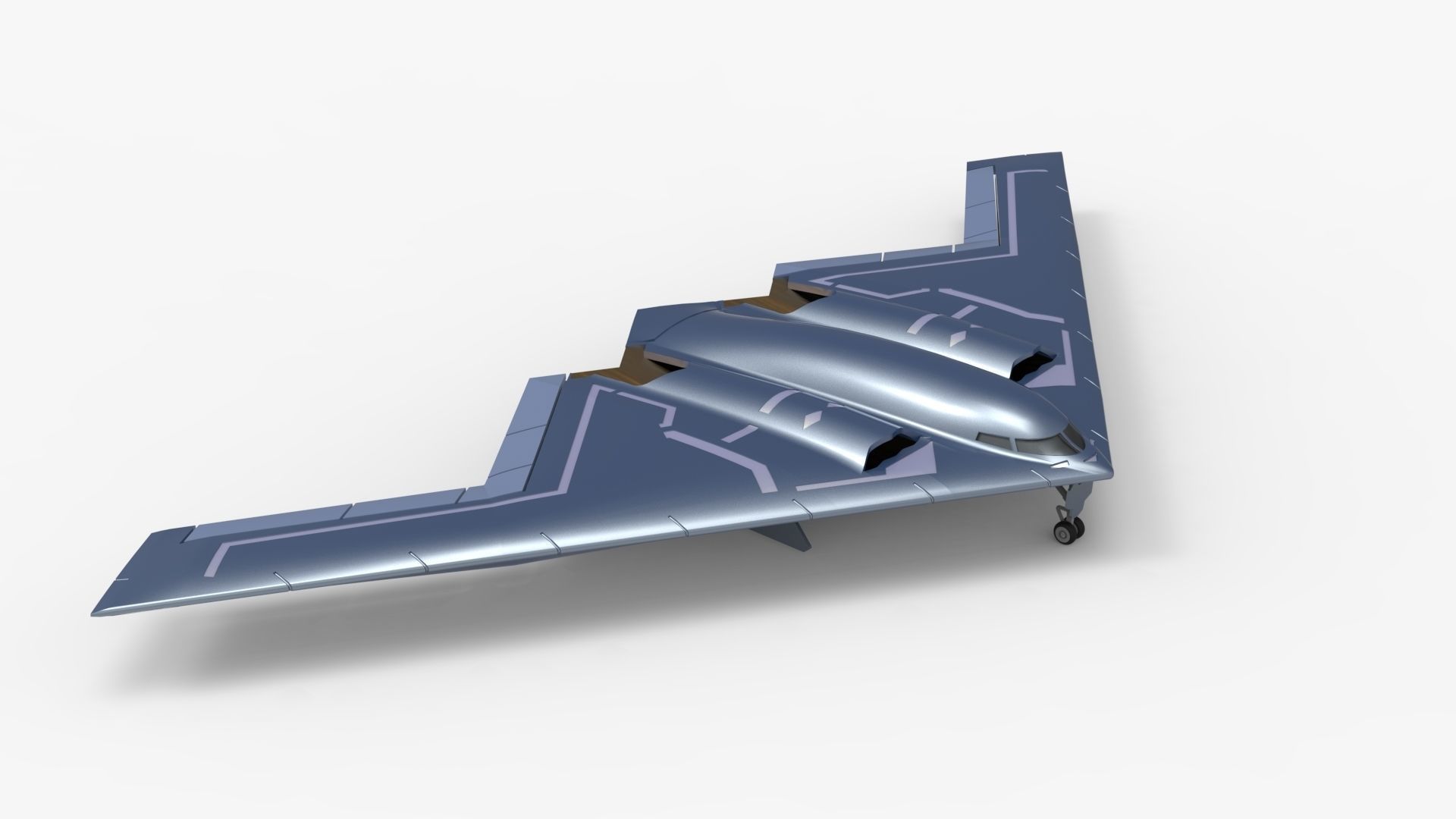 Northrop Grumman B-2 Spirit 3D model 3D printable | CGTrader