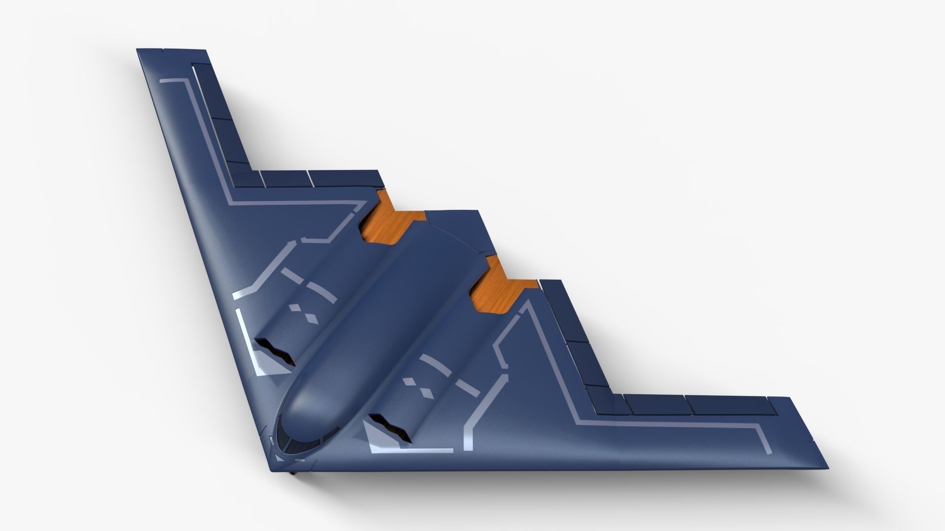Northrop Grumman B-2 Spirit 3D model 3D printable | CGTrader