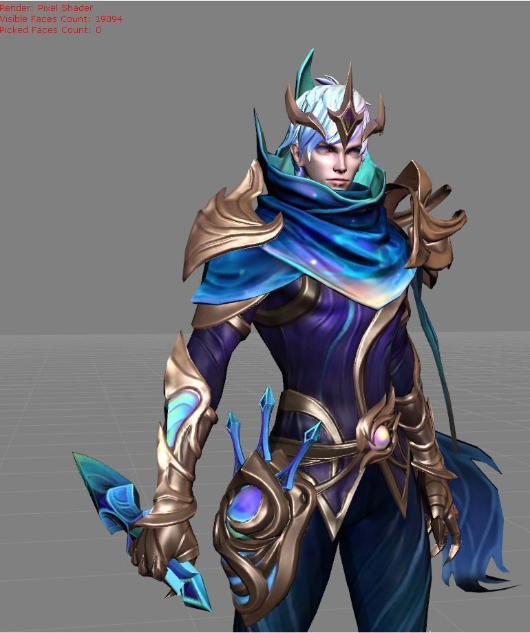 3D model GussionSoul Revelation Skin VR / AR / low-poly | CGTrader