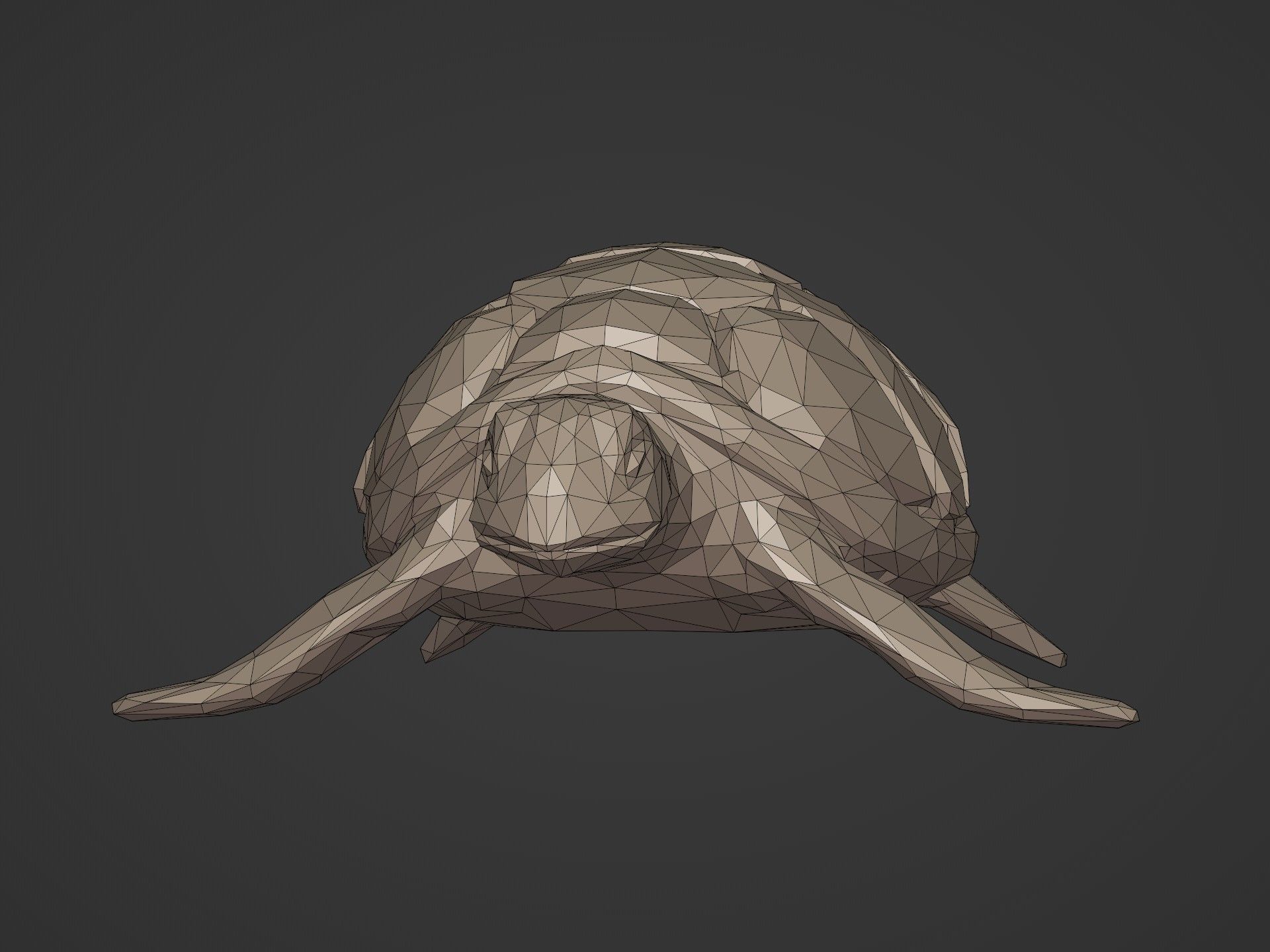 3D model LowPoly Sea Turtle VR / AR / low-poly | CGTrader