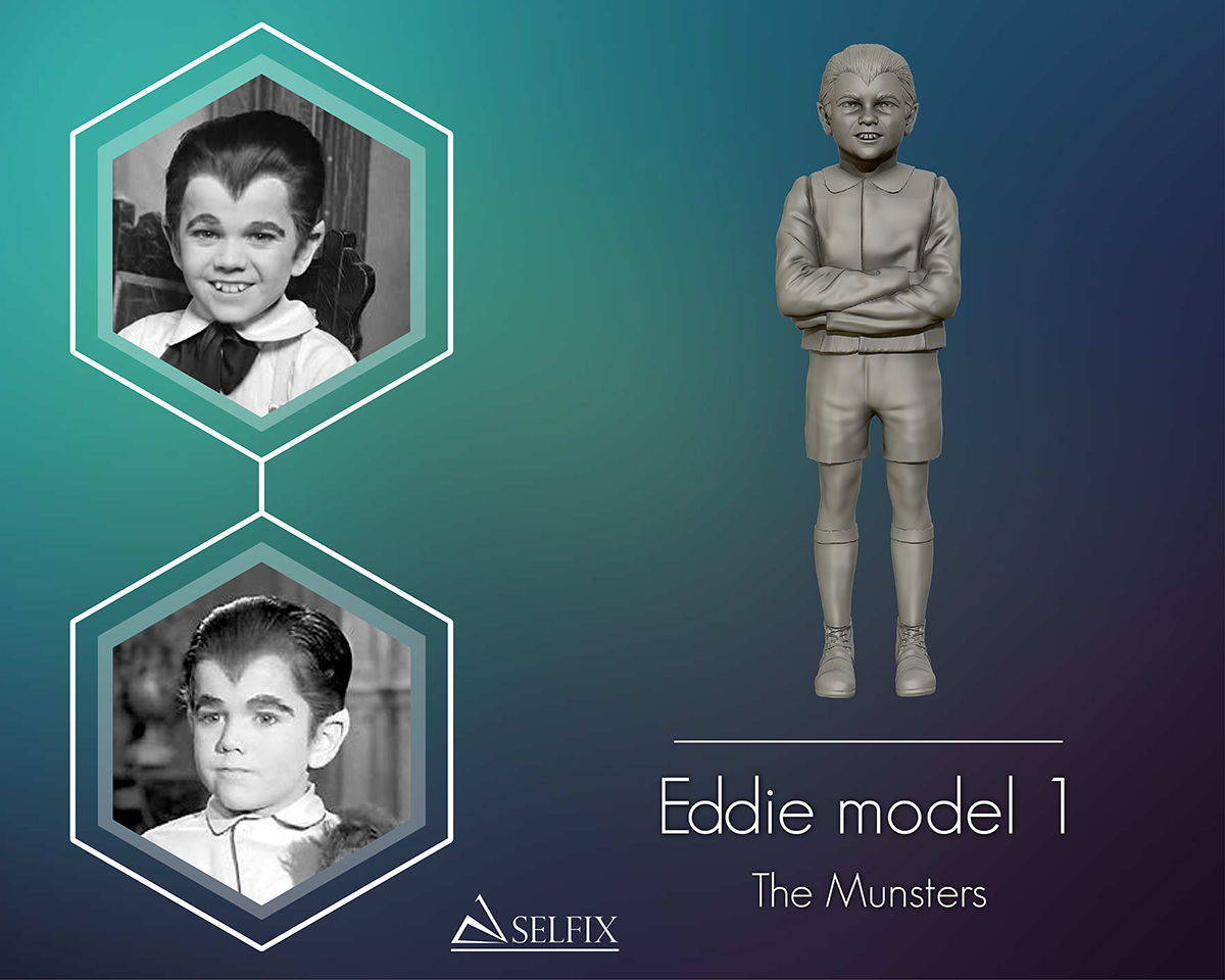 Eddie from the munsters model 1 3D model 3D printable | CGTrader