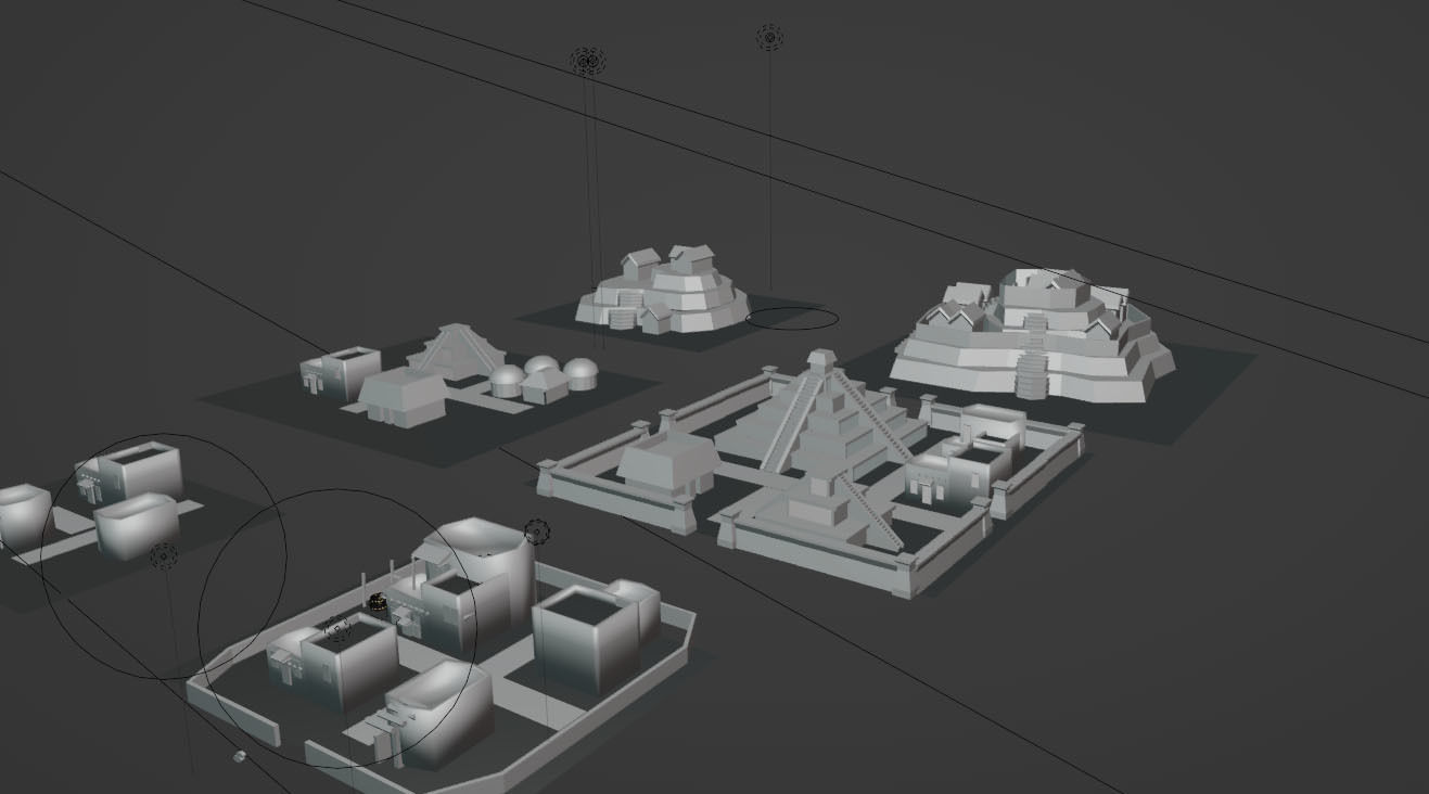 3D model Native American Settlements VR / AR / low-poly | CGTrader