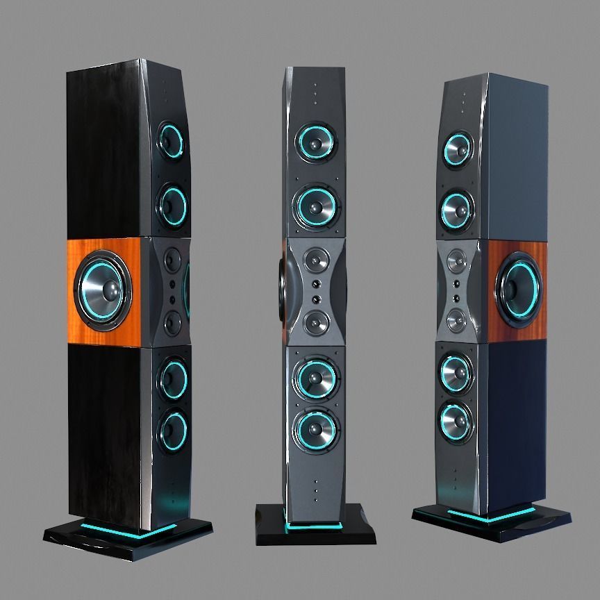 3D model Music system VR / AR / low-poly | CGTrader