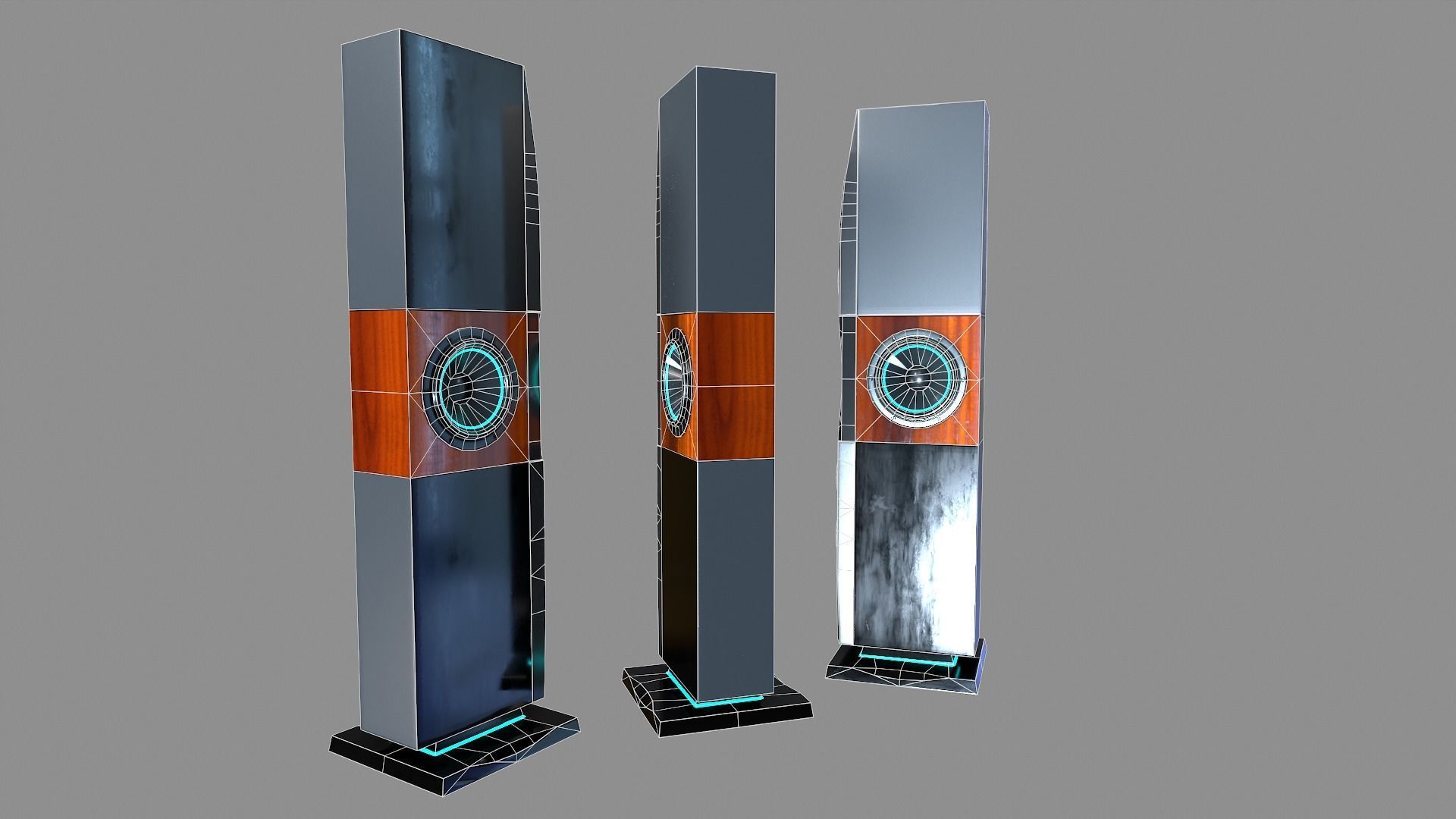 3D model Music system VR / AR / low-poly | CGTrader