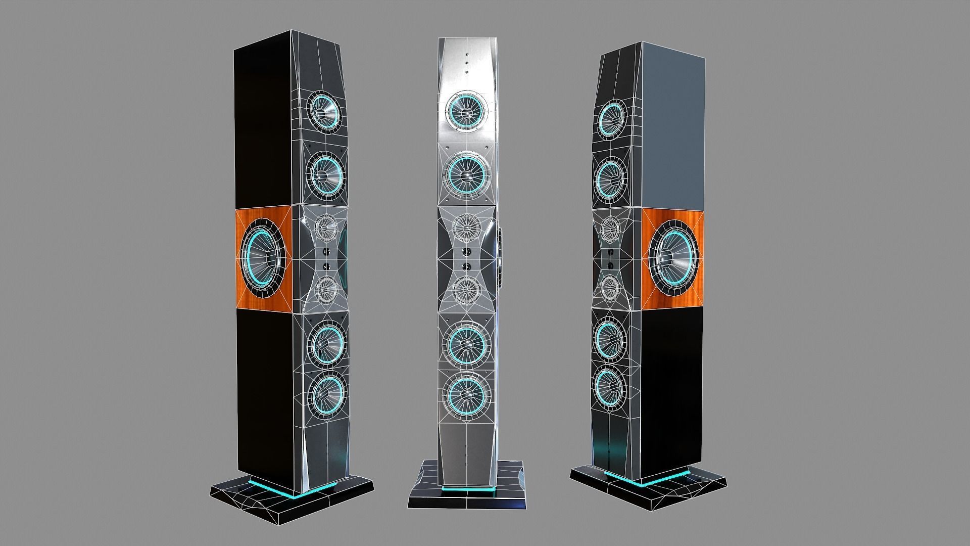 3D model Music system VR / AR / low-poly | CGTrader