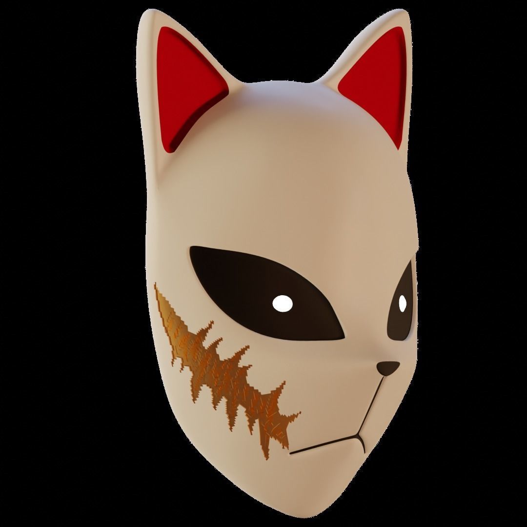 Sabito Mask 3d printable model 3D model 3D printable | CGTrader