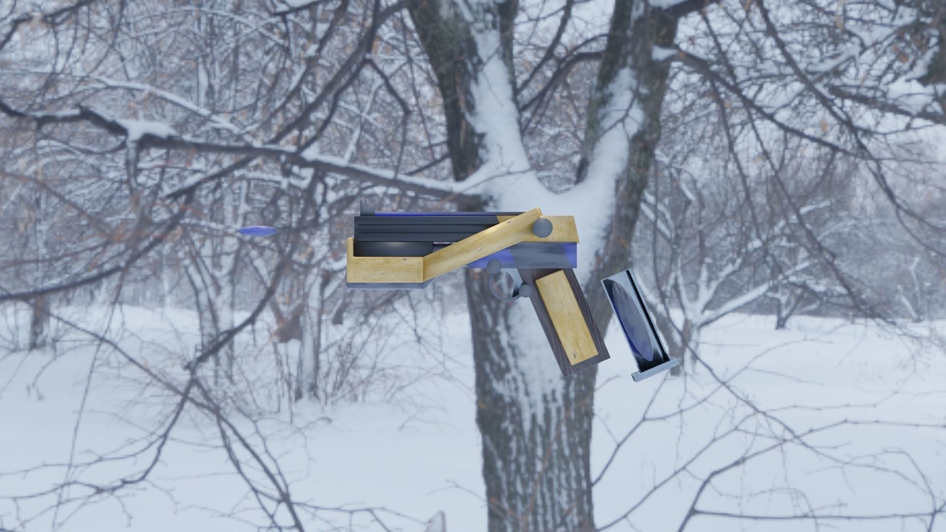 Magic Hand Gun free VR / AR / low-poly 3D model | CGTrader
