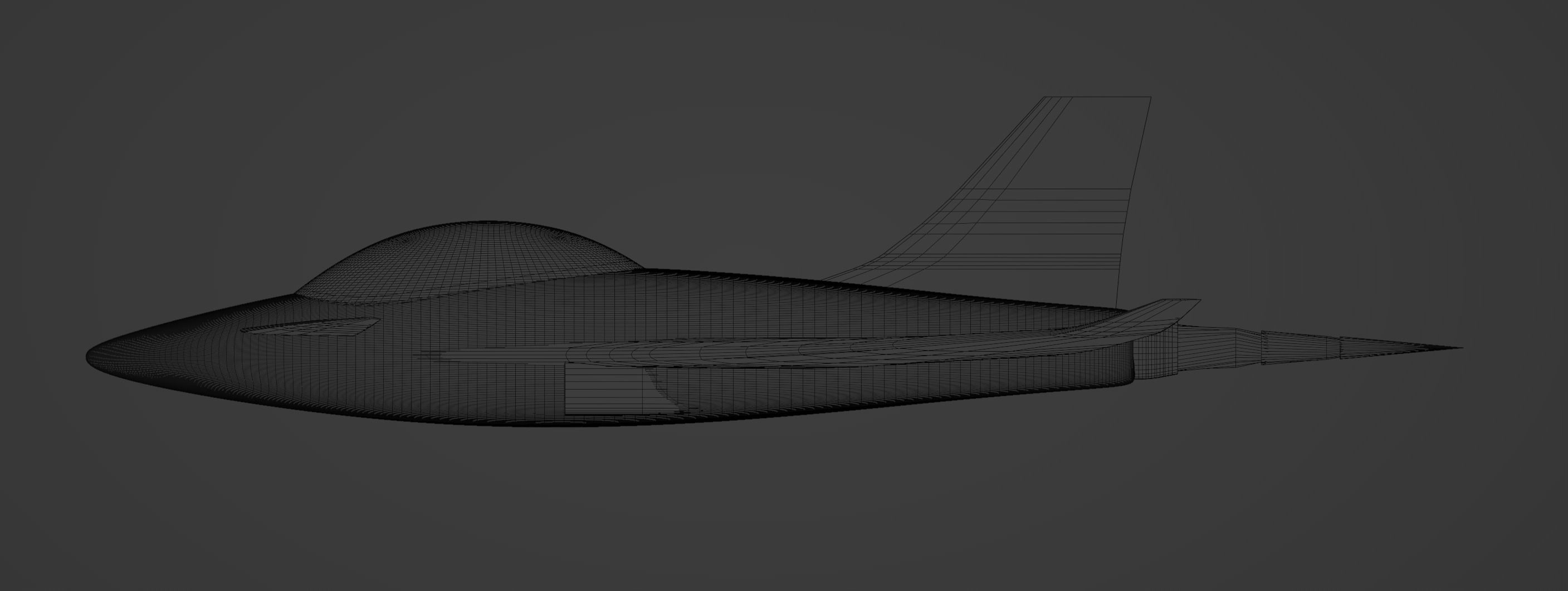 3D model Small Concept Fighter Jet VR / AR / low-poly | CGTrader