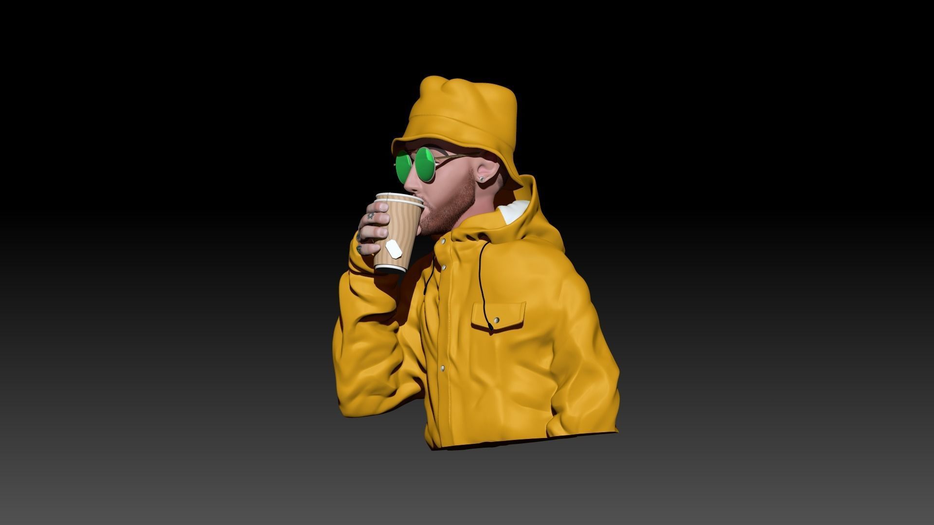 Mac Miller Bust 3D model | CGTrader