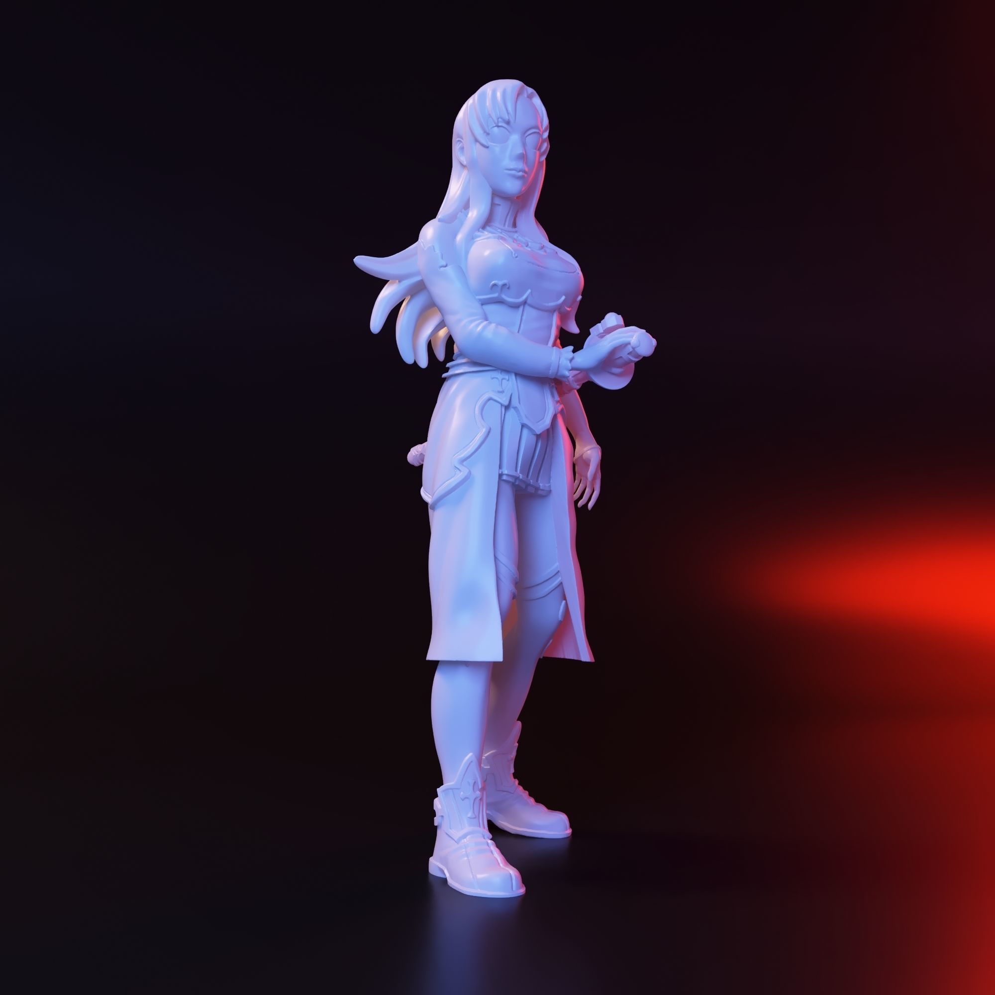 Anime Yuuki Asuna 3D model 3D printable | CGTrader