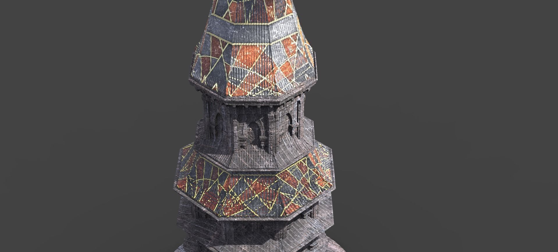Germanic Big Grand Towers 3D model | CGTrader
