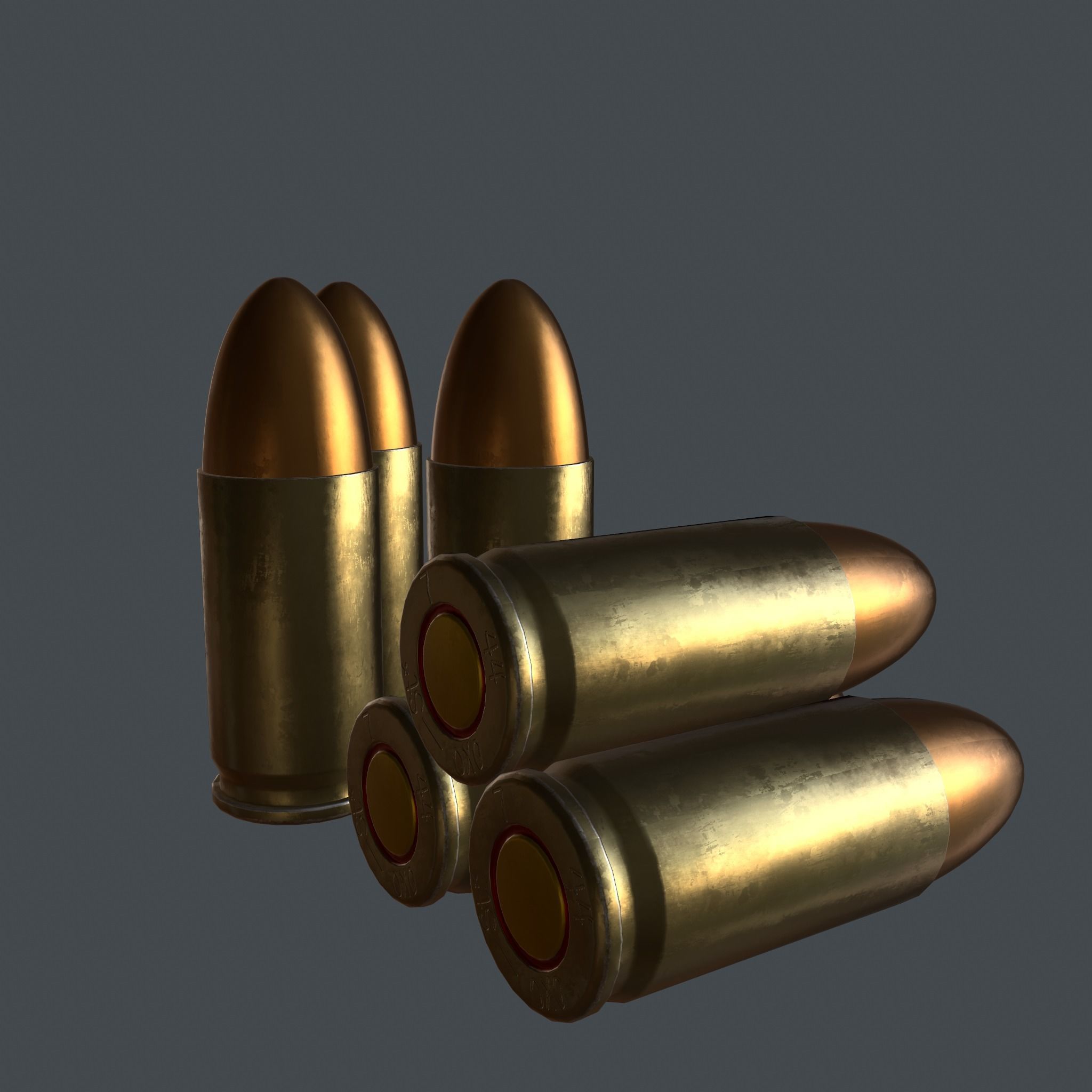 Bullet bullets free 3D model | CGTrader