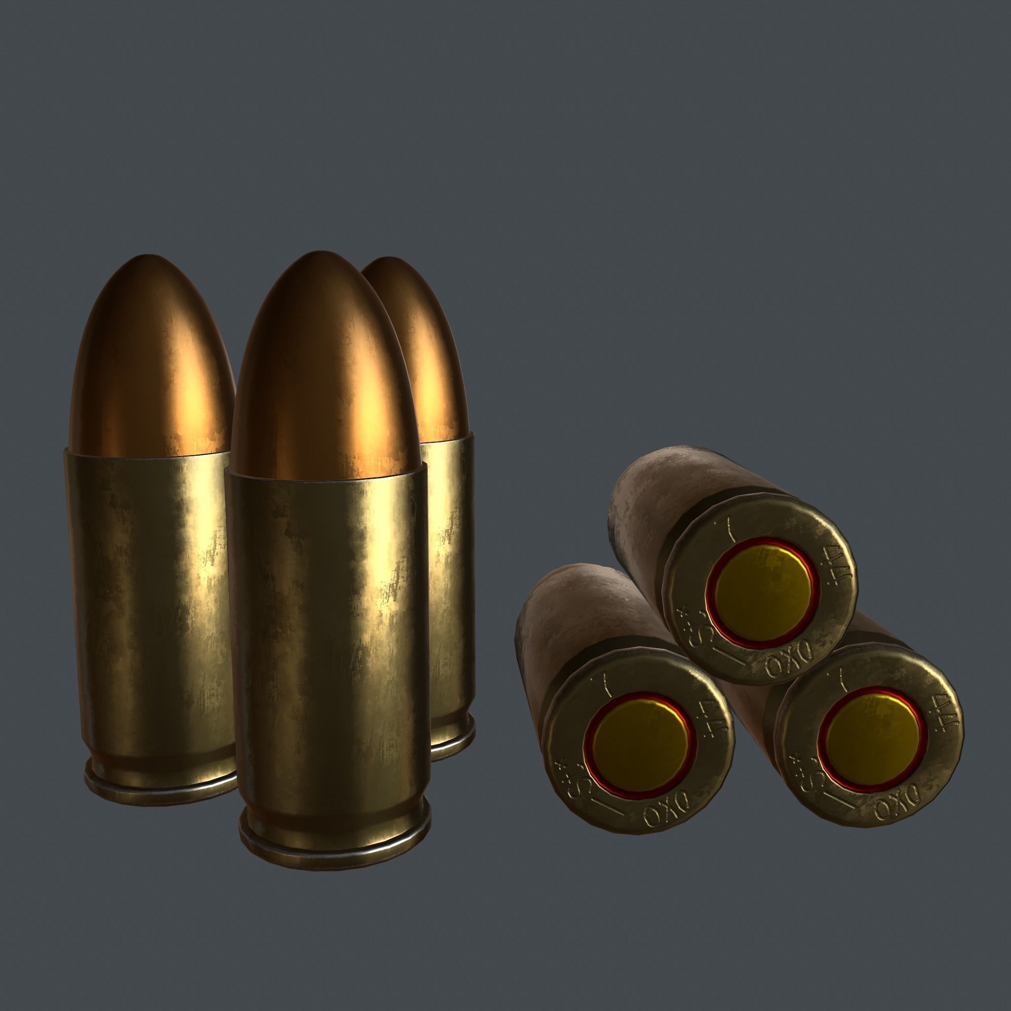 Bullet bullets free 3D model | CGTrader
