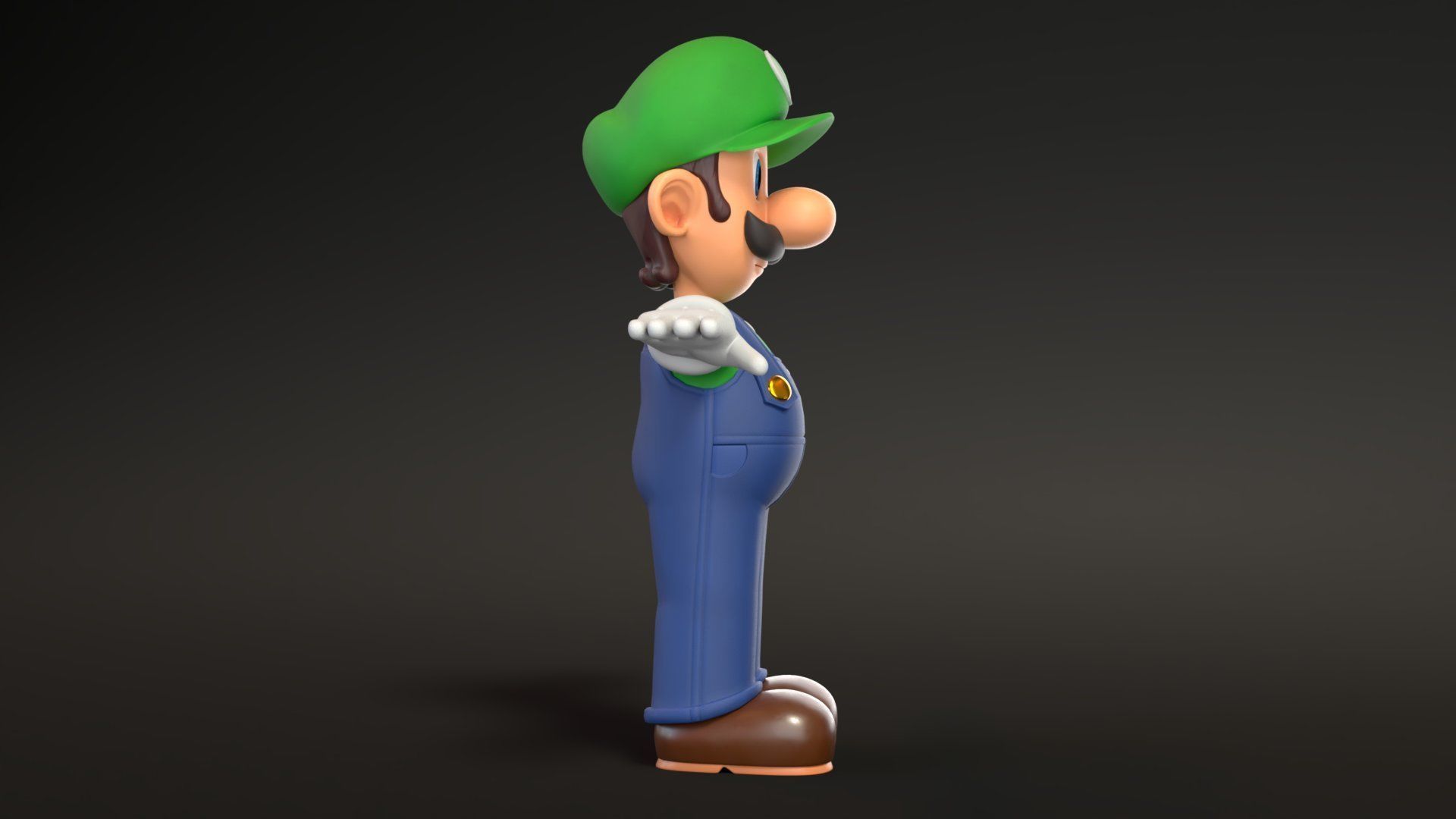 3D model Luigi From Super Mario Game VR / AR / low-poly | CGTrader