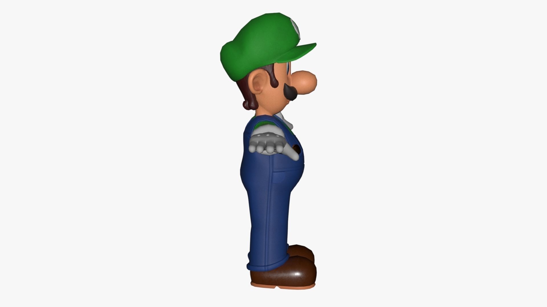 3D model Luigi From Super Mario Game VR / AR / low-poly | CGTrader