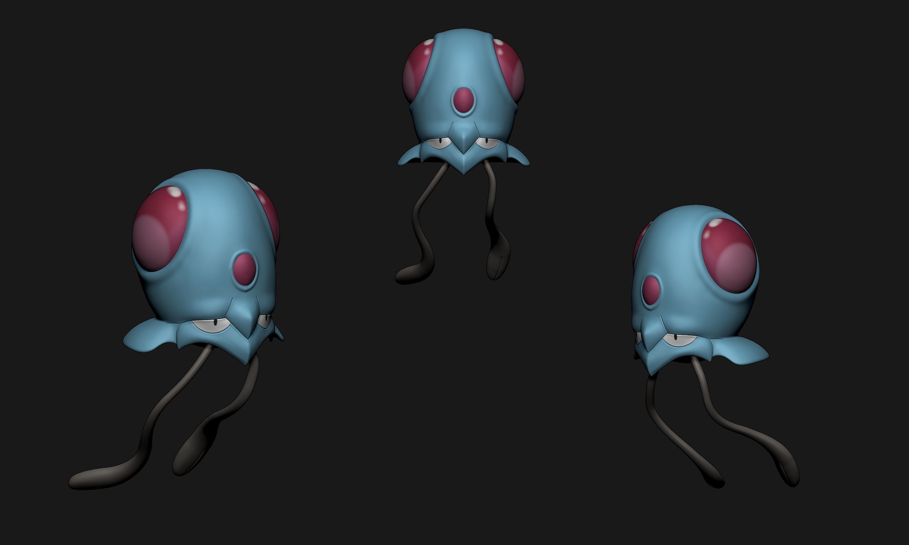Pokemon - Tentacool 3D model 3D printable | CGTrader