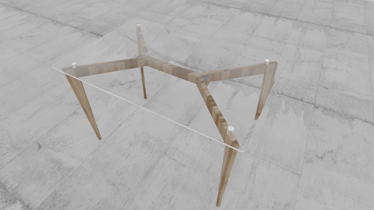 3D model mesa comedor VR / AR / low-poly | CGTrader