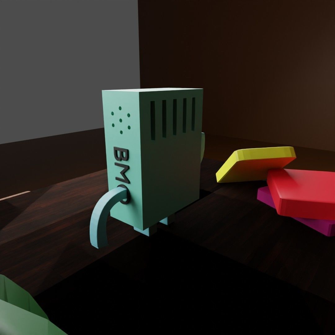 3D model BMO form adventure time VR / AR / low-poly | CGTrader