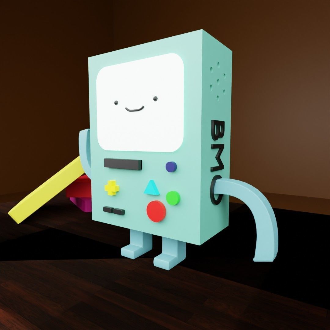 3D model BMO form adventure time VR / AR / low-poly | CGTrader
