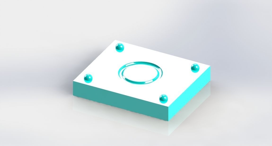 cup mould box 3D model 3D printable | CGTrader