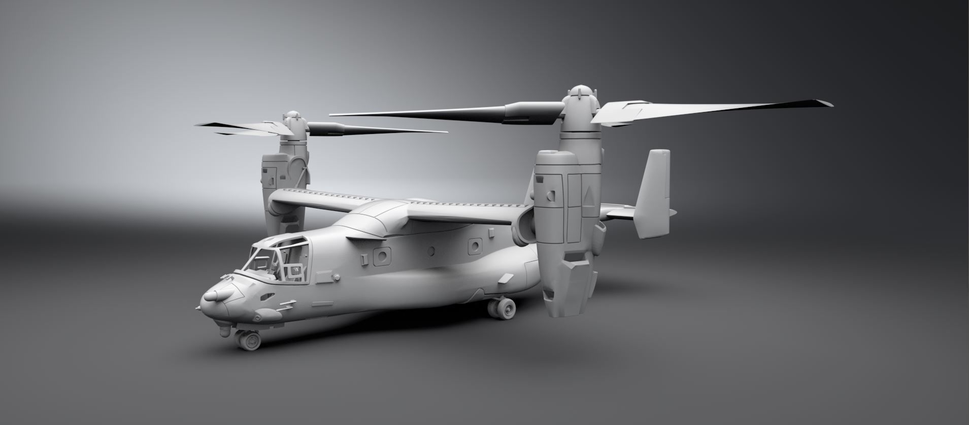Bell Boeing V22 Osprey Scale model 3D model 3D printable | CGTrader